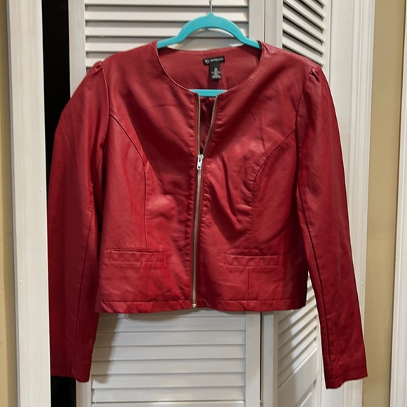 new directions | Jackets & Coats | New Directions Faux Leather Jacket ...